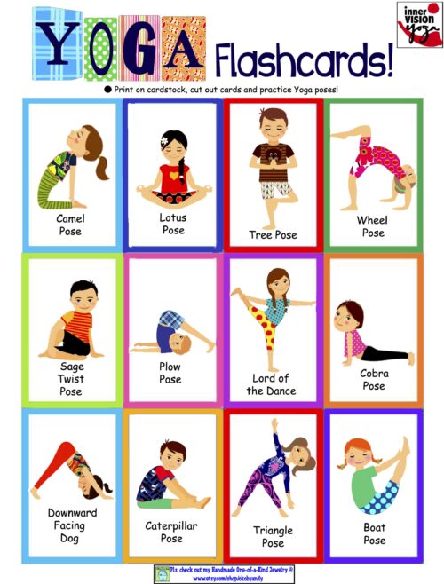 YOGA FLASH CARDS | Inner Vision Yoga